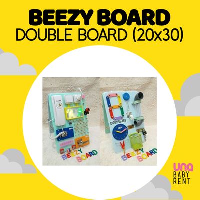 Sewa BEEZY BOARD - BUSY BOARD DOUBLE BOARD REVERSIBLE | UNA Baby Rent