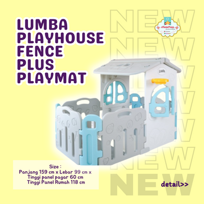 Sewa Lumba - Playhouse fence plus playmat | El Rental Pump Bandung