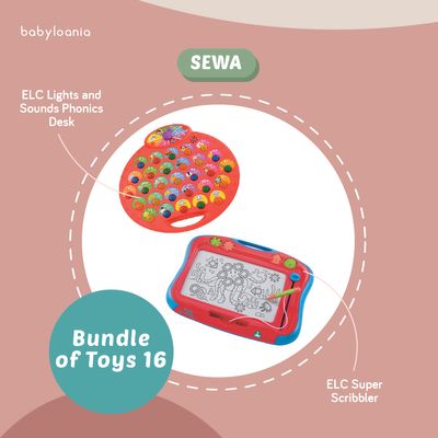 Sewa Bundle - of Toys 16 : ELC Super Scribbler & ELC Lights and Sounds ...