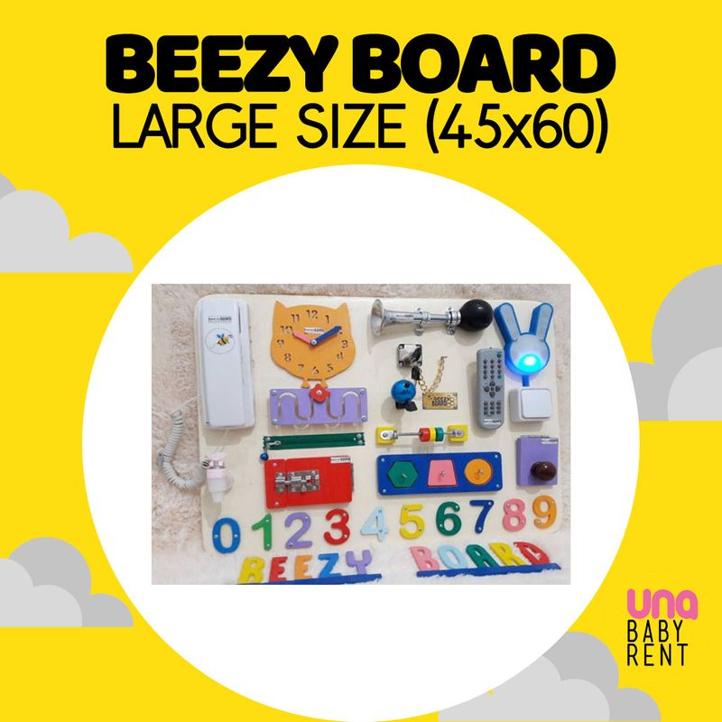 Sewa BEEZY BOARD - BUSY BOARD LARGE SIZE | UNA Baby Rent