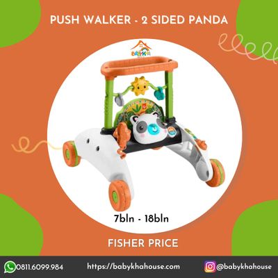 Sewa Fisher Price - Push Walker 2 Sides Panda | Baby Kha House